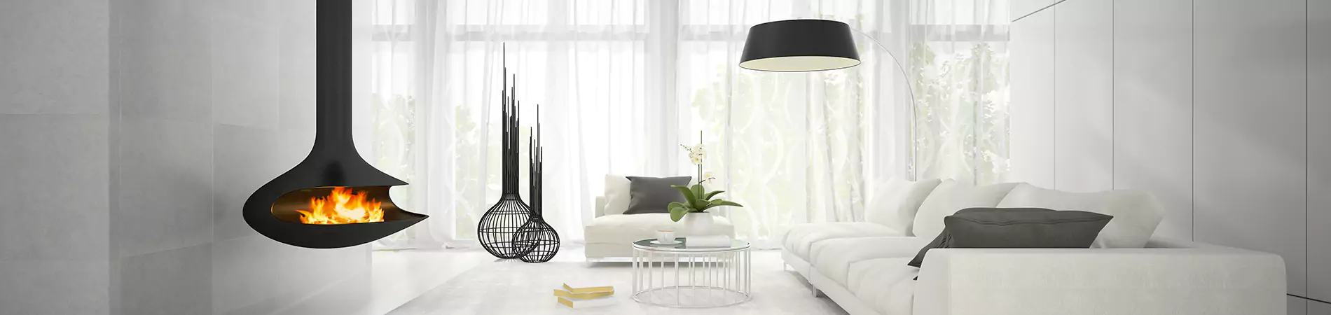 Hanging & Suspended Fireplace Installation Vancouver, BC | Floating ...